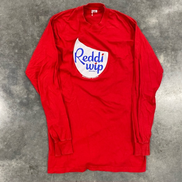 Shirts & Tops | Reddiwip Red Long Sleeve Shirt Xl Measurement Usa Vtg ...